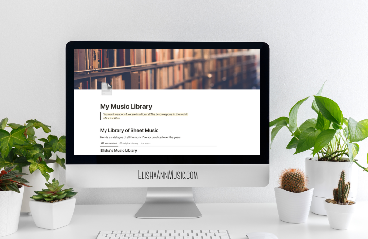 How to Organize Your Music Library - Elisha Ann Music